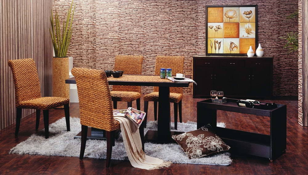 QUALITY POLY RATTAN DINNING SET