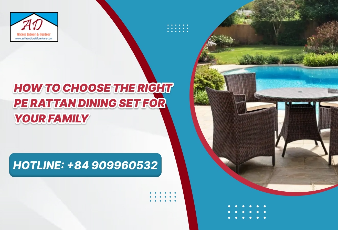 How to Choose the Right PE Rattan Dining Set for Your Family