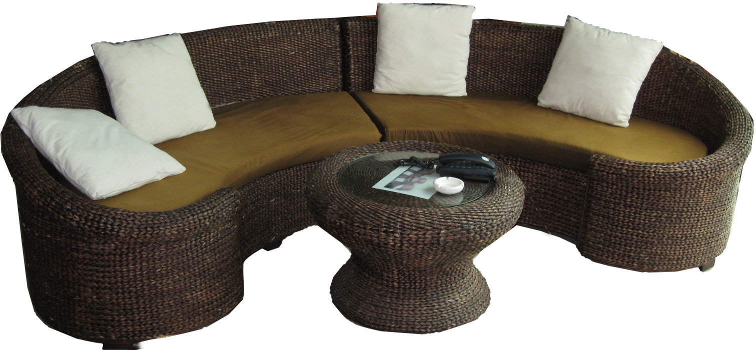 QUALITY POLY RATTAN SOFA SET