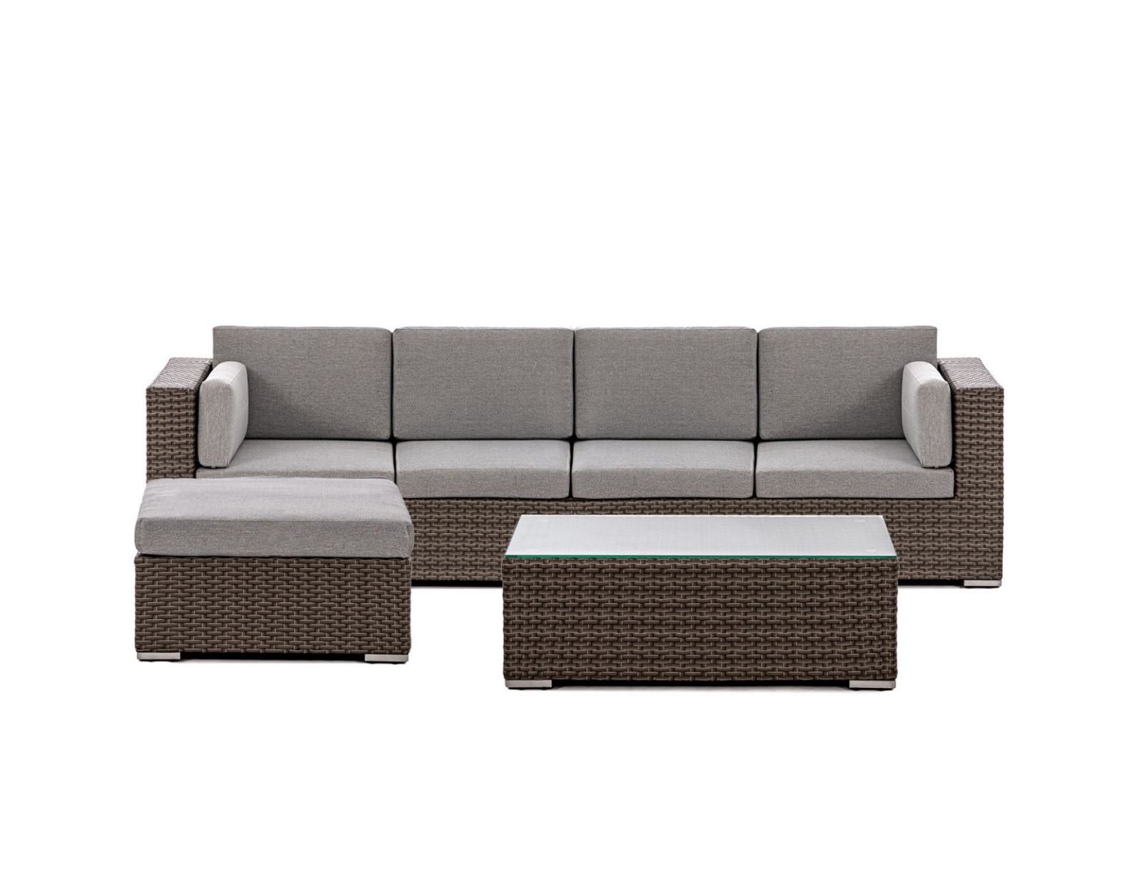 POLY RATTAN SOFA SET