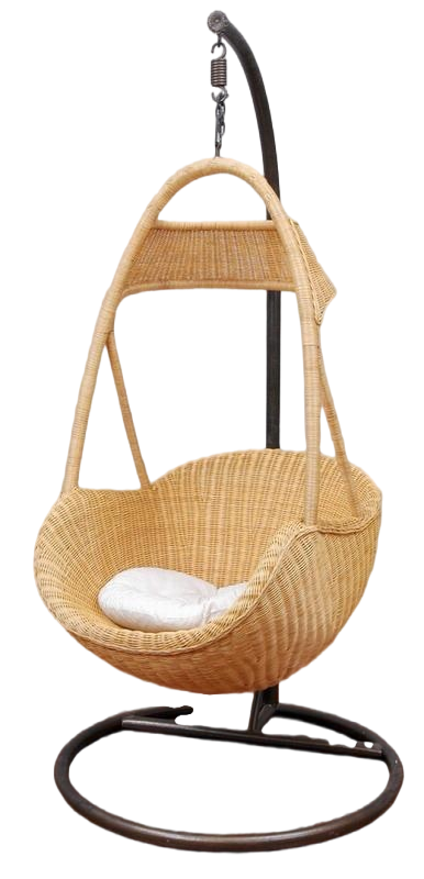 Poly Rattan Swing Chair