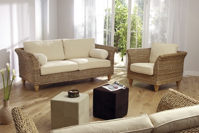 QUALITY POLY RATTAN SOFA SET