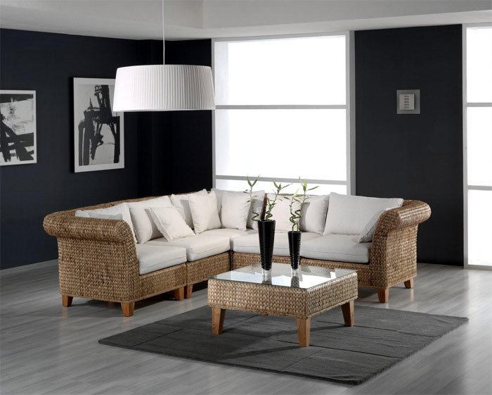 QUALITY POLY RATTAN SOFA SET