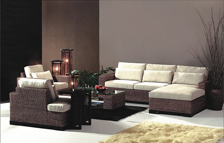 QUALITY POLY RATTAN SOFA SET