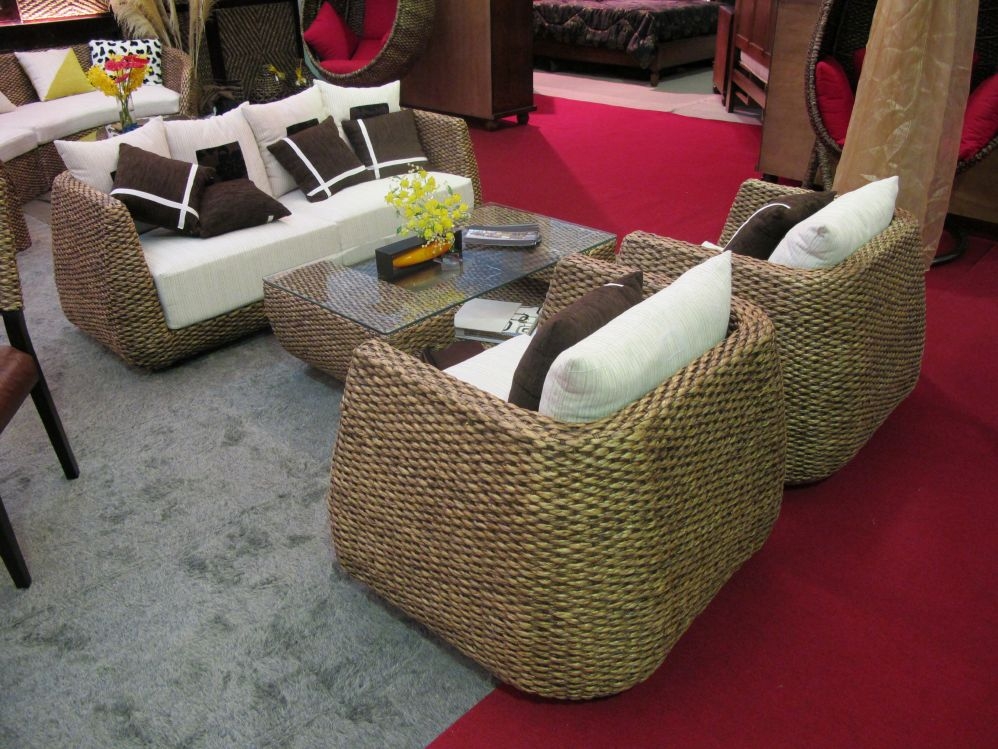 QUALITY POLY RATTAN SOFA SET