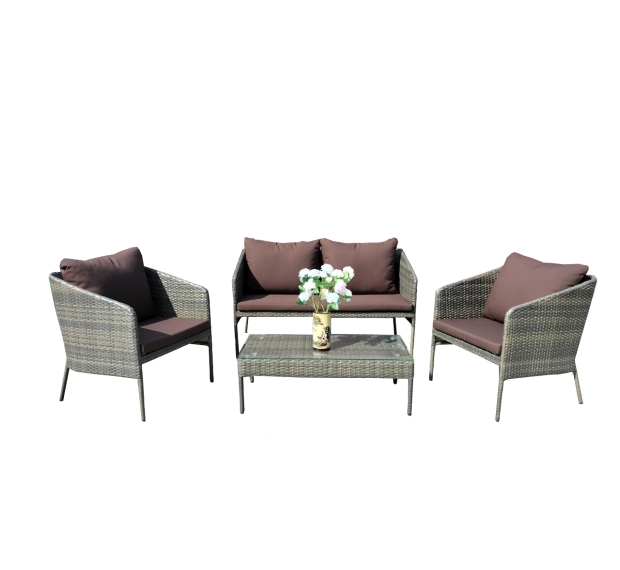 POLY RATTAN SOFA SET